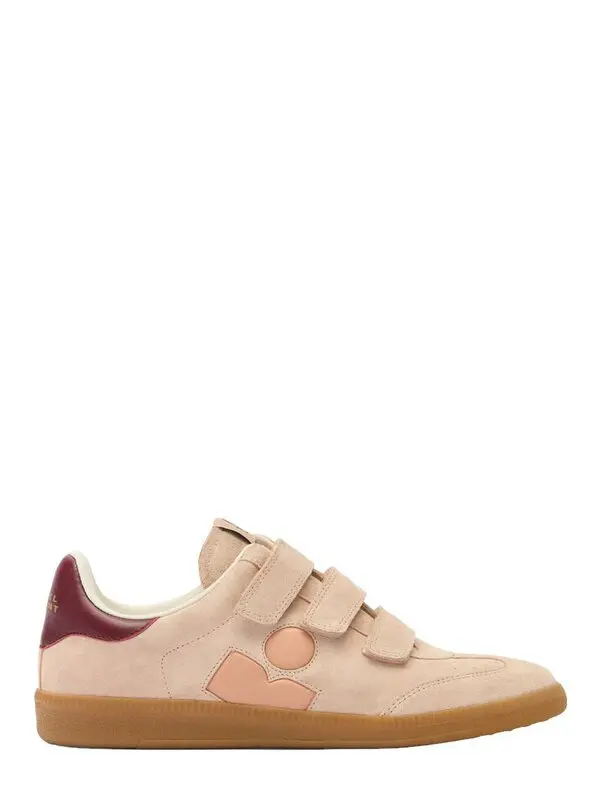 Isabel Marant Beth Leather Sneakers - Pale Pink/peach