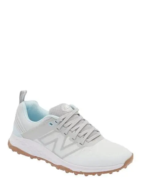 NEW BALANCE Fresh Foam Contend V2 Waterproof Golf Shoe - White/grey