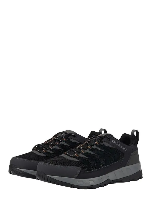 Columbia Strata Trail Low Wp Waterproof Hiking Shoes - Black