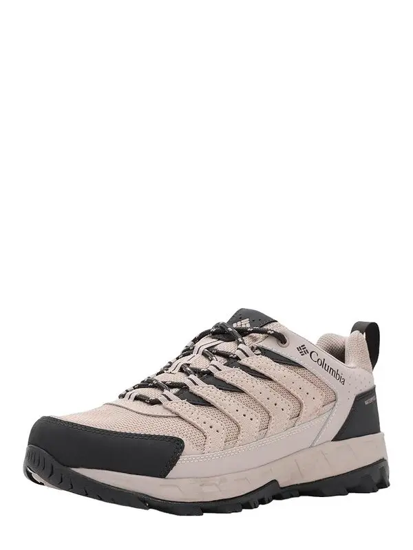 Columbia Strata Trail Low Wp Waterproof Hiking Shoes - Taupe