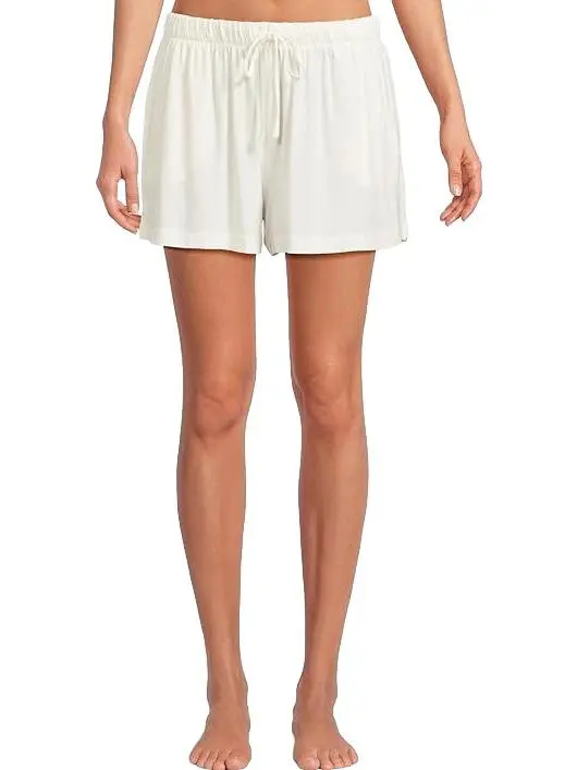 Eberjey Gisele Relaxed Fit Shorts - Bone