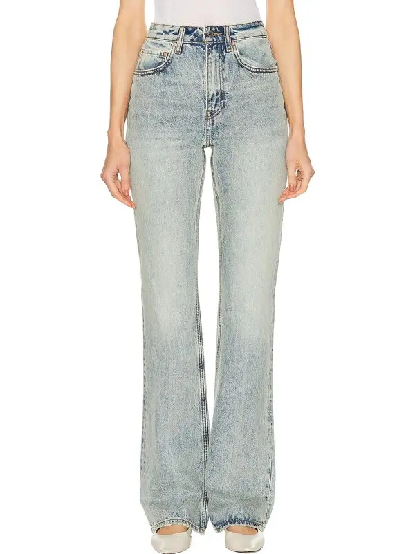 GRLFRND Melanie High Rise Boot Cut Jeans - Tupelo Tint