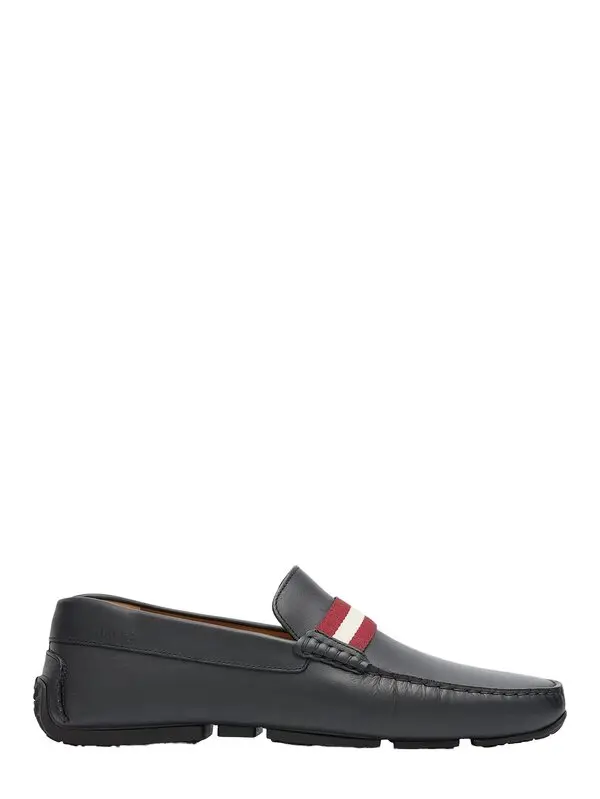 Bally Perthy Leather Penny Loafers - Black