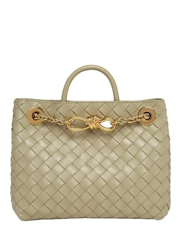 Bottega Veneta Small Andiamo Shoulder Bag - Travertine