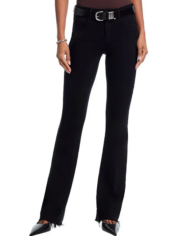 L'Agence Ruth High-rise Straight Jeans - Black