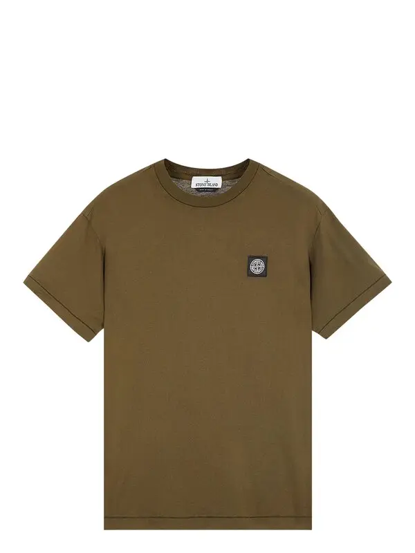 Stone Island Short-sleeve T-shirt With Patch - Green