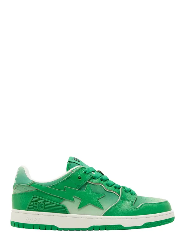 BAPE Sk8 Sta #4 Gradient Sneakers - Green