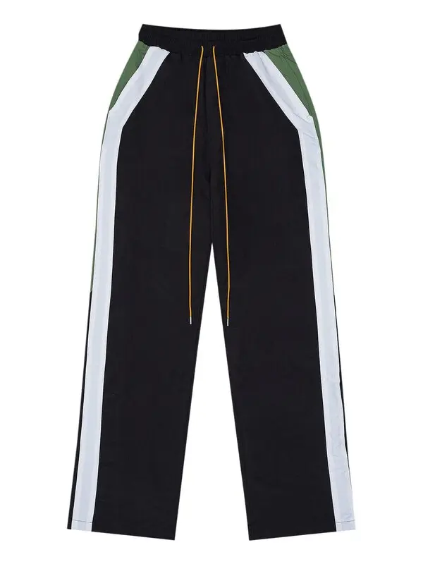 Rhude Color-block Track Pant /white - Black