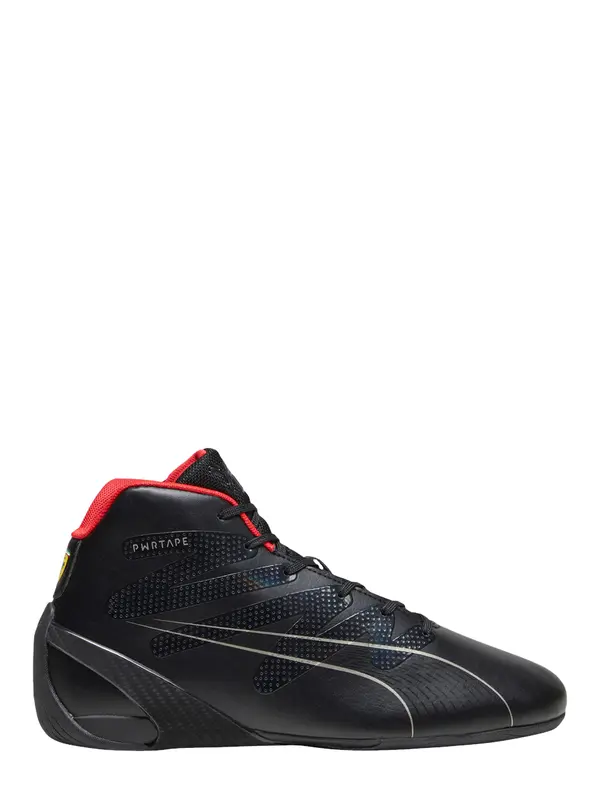PUMA Scuderia Ferrari X Carbon Cat Mid Sneakers - Black