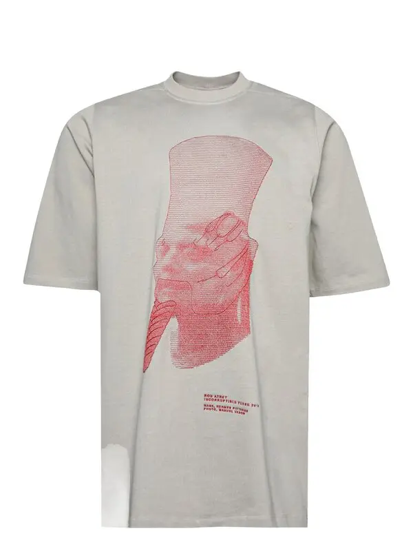 Rick Owens Ron Jumbo Tee - White