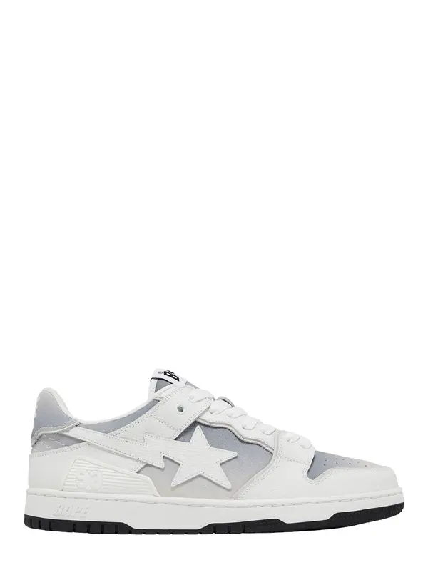 BAPE Sk8 Sta #4 Gradient Sneakers - White