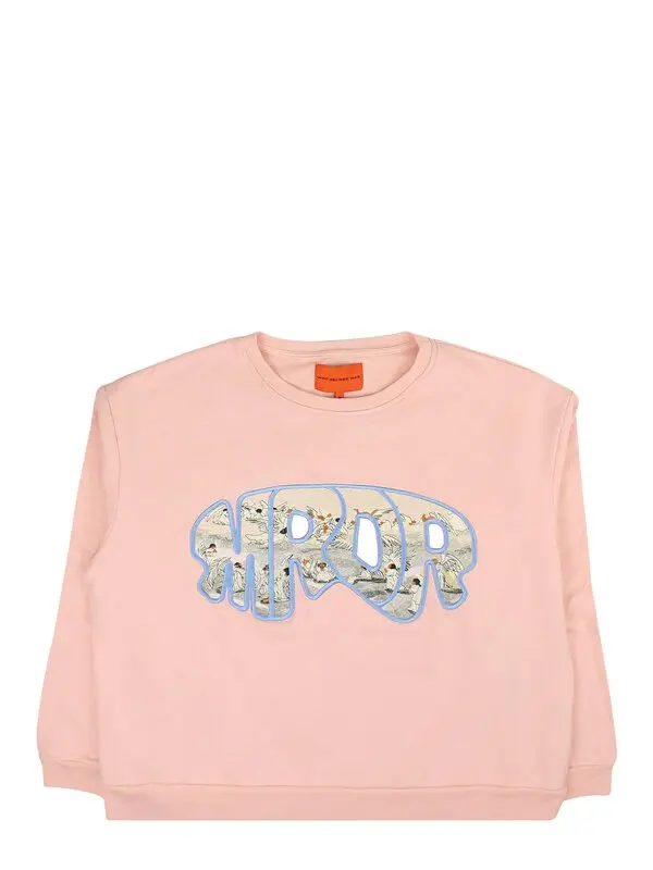 WHO DECIDES WAR BY EV BRAVADO Mrdr Crewneck Sweater - Pink