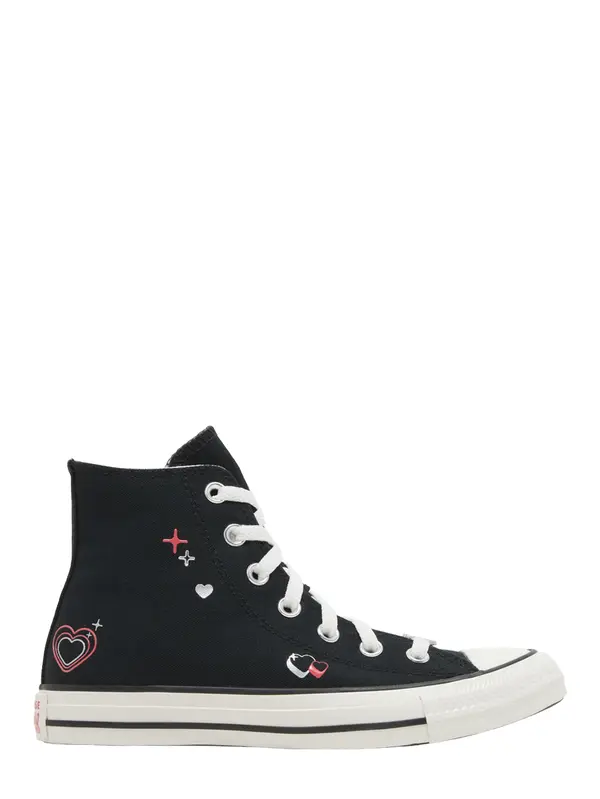 CONVERSE Chuck Taylor All Star High 'y2k Heart' Sneakers - Black