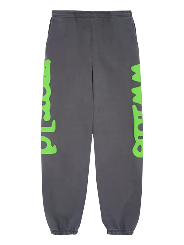SP5DER Beluga Sweatpants 'slate /green - Grey