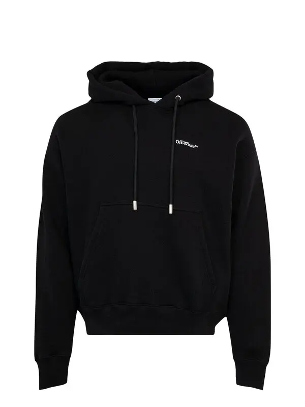 Off-White Tattoo Arrow Skate Hoodie - Black
