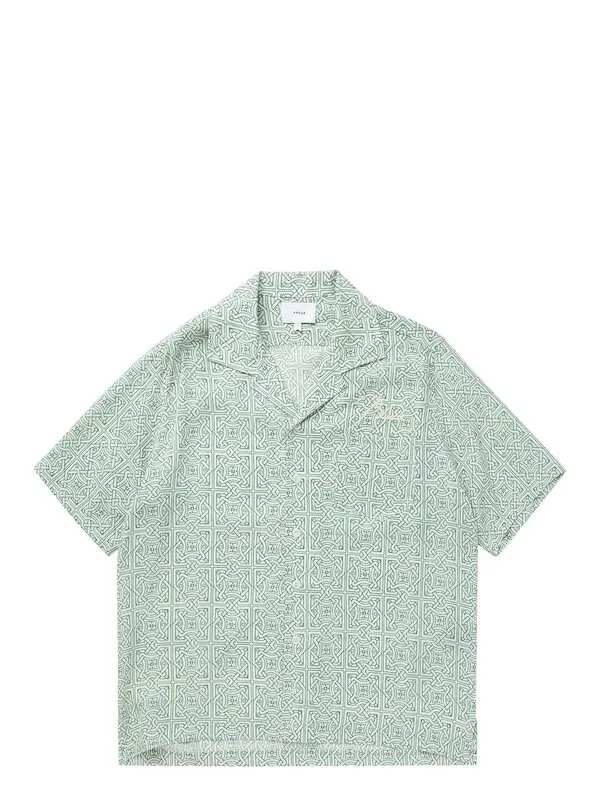 Rhude Cravat Silk Shirt - Blue