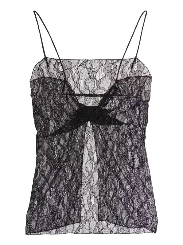 Dolce & Gabbana Lace Top - Black