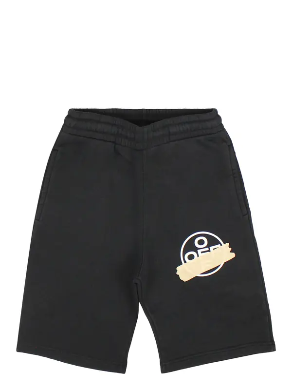Off-White Tape Sweatshorts - Black
