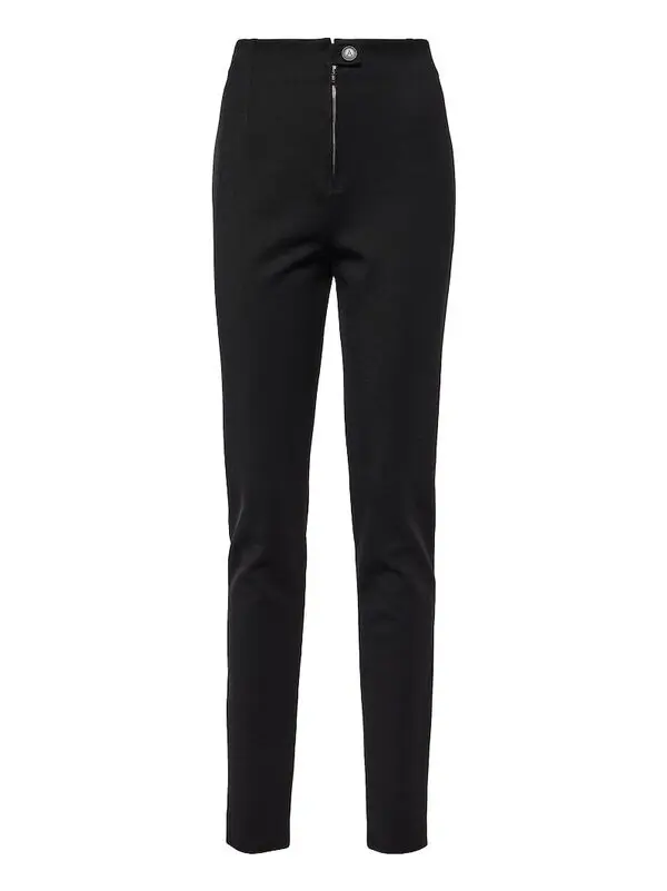 Alaïa High-rise Gabardine Leggings - Black