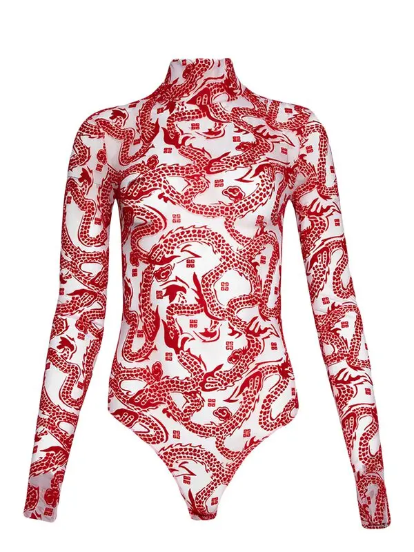 Givenchy Jacquard Bodysuit - Pink