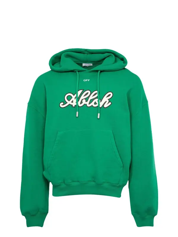 Off-White Football Over Hoodie - Green
