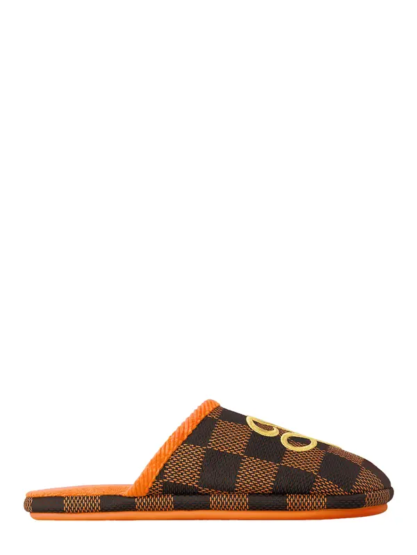 LOUIS VUITTON Palace Slipper Damier Pop - Orange