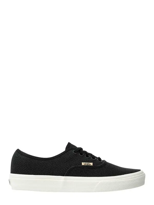 VANS Authentic Woven Checkerboard Sneakers - Black