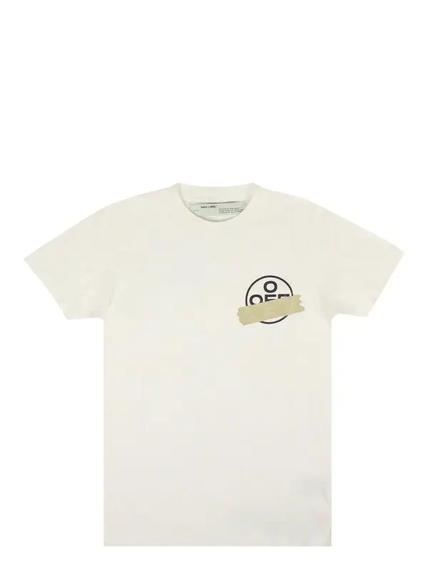 Off-White Tape Arrows T-shirt /beige - White