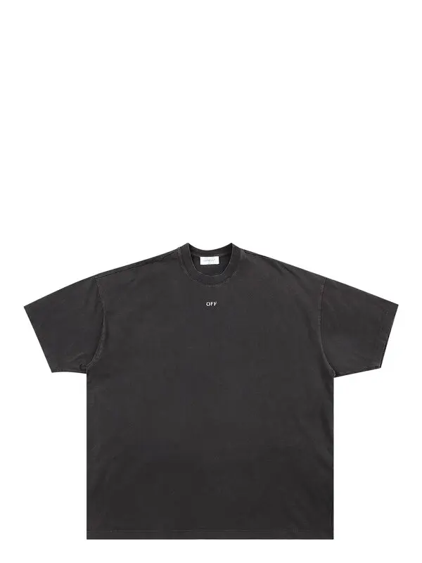 Off-White Stamp Mary Over Short-sleeve Tee /white - Black