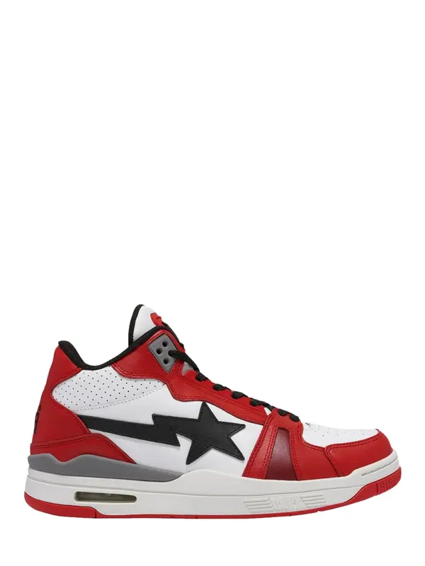 BAPE Clutch Sta #1 High-top Sneakers - Red