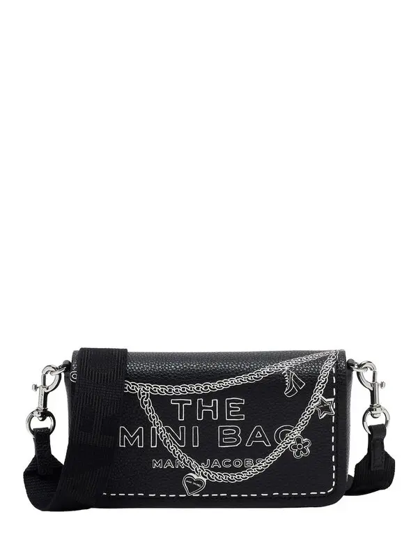 Marc Jacobs Mini Leather Crossbody Bag - Black Multi