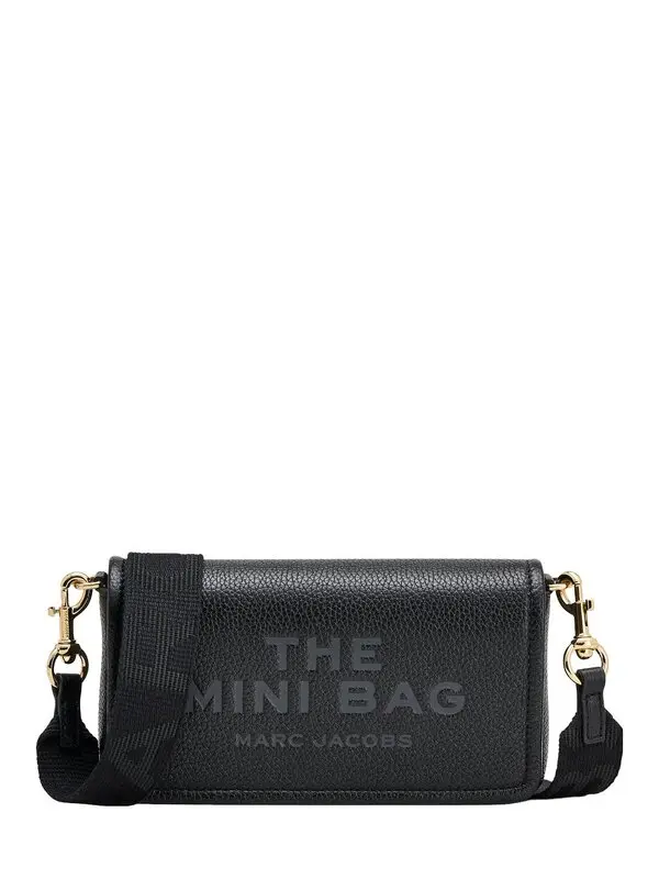 Marc Jacobs Mini Leather Crossbody Bag - Black