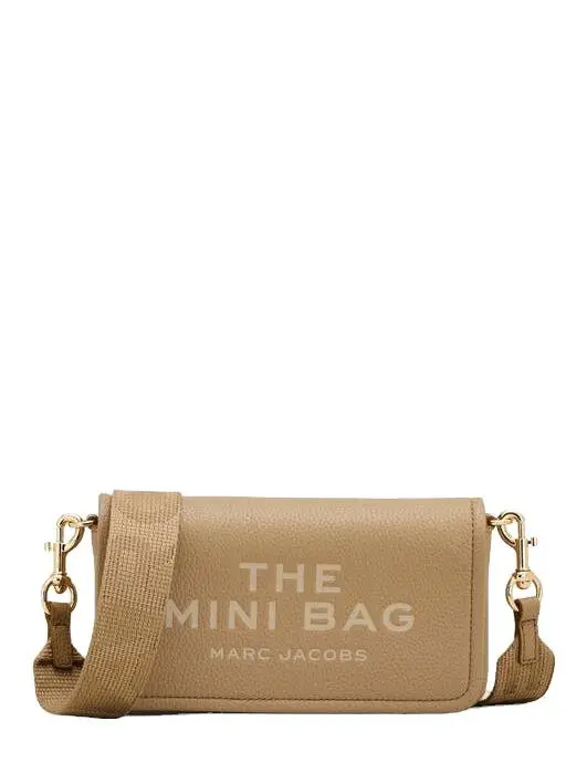 Marc Jacobs Mini Leather Crossbody Bag - Camel