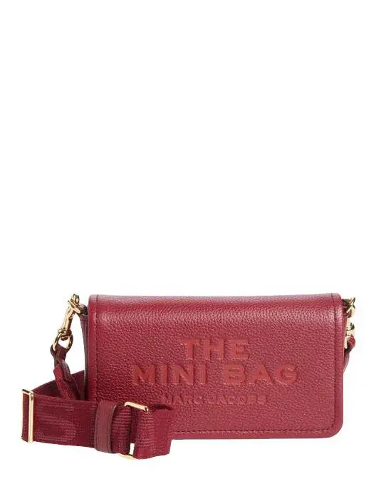 Marc Jacobs Mini Leather Crossbody Bag - Cherry