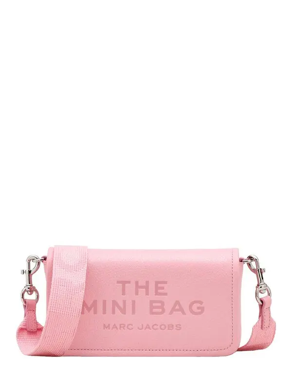 Marc Jacobs Mini Leather Crossbody Bag - Ribbon Pink