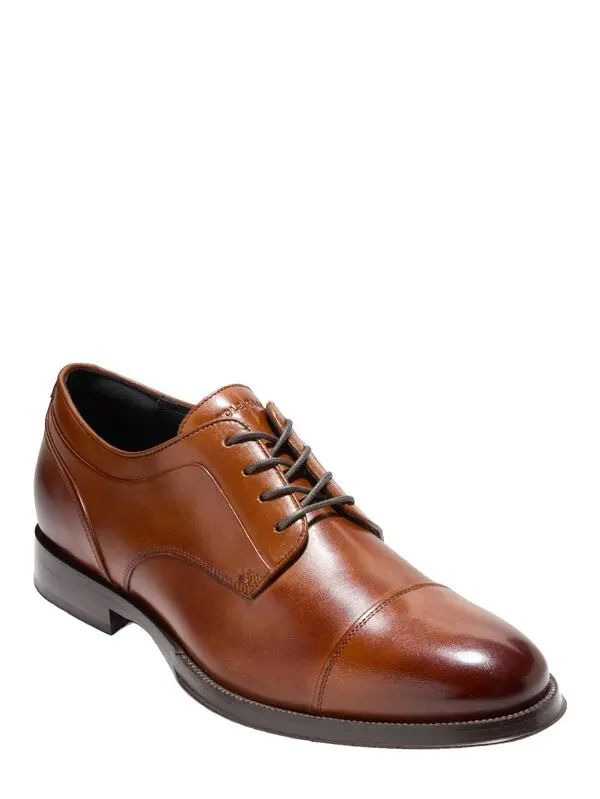 Cole Haan Carnegie Cap Toe Derby - Brit Tan