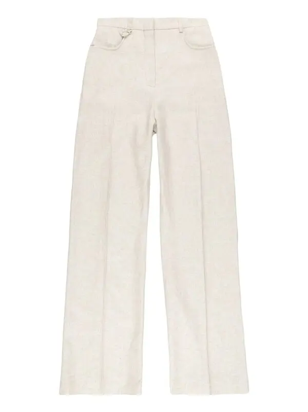 Jacquemus Sauge Flared Trousers - Neutrals