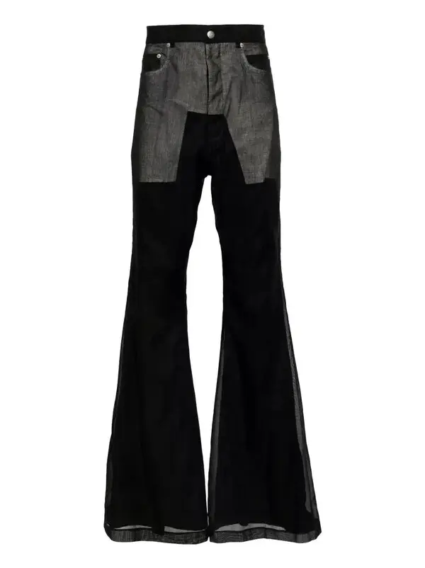 Rick Owens Lido Bolan Bootcut Trousers - Black