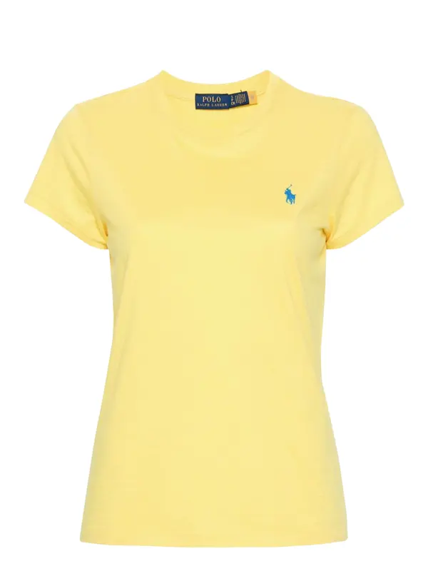 Polo Ralph Lauren Polo Pony-embroidered Cotton T-shirt - Yellow