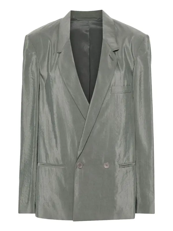 LEMAIRE Double-breasted Blazer - Grey