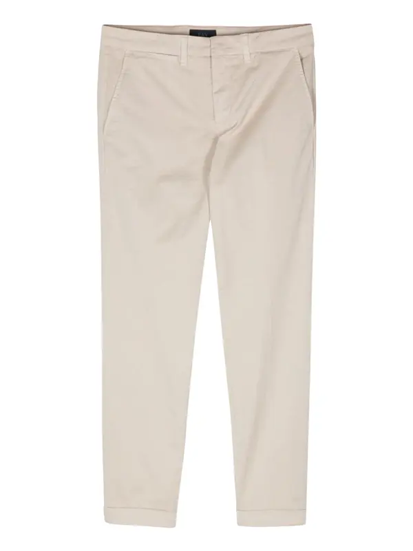 FAY Capri Straight-leg Trousers - Neutrals