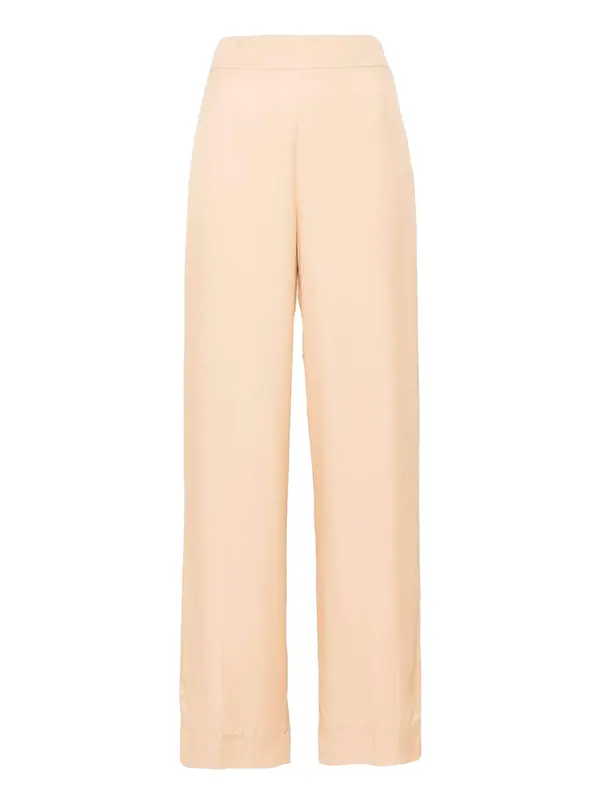 JIL SANDER High-waisted Trousers - Neutrals