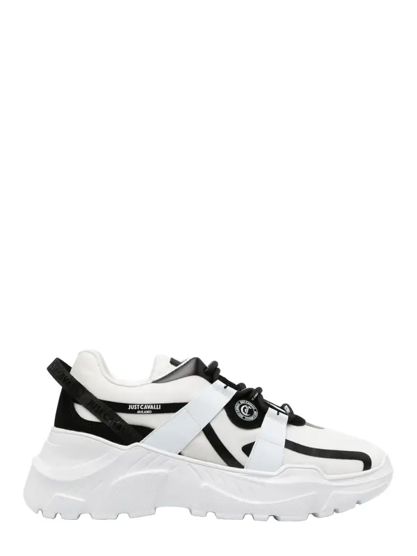 Just Cavalli Mesh Chunky Sneakers - White