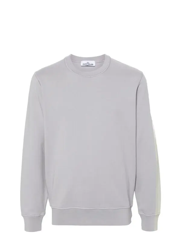 Stone Island Stripes Five-print Sweatshirt - Grey