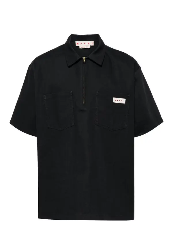 Marni Chest-pocket Shirt - Black