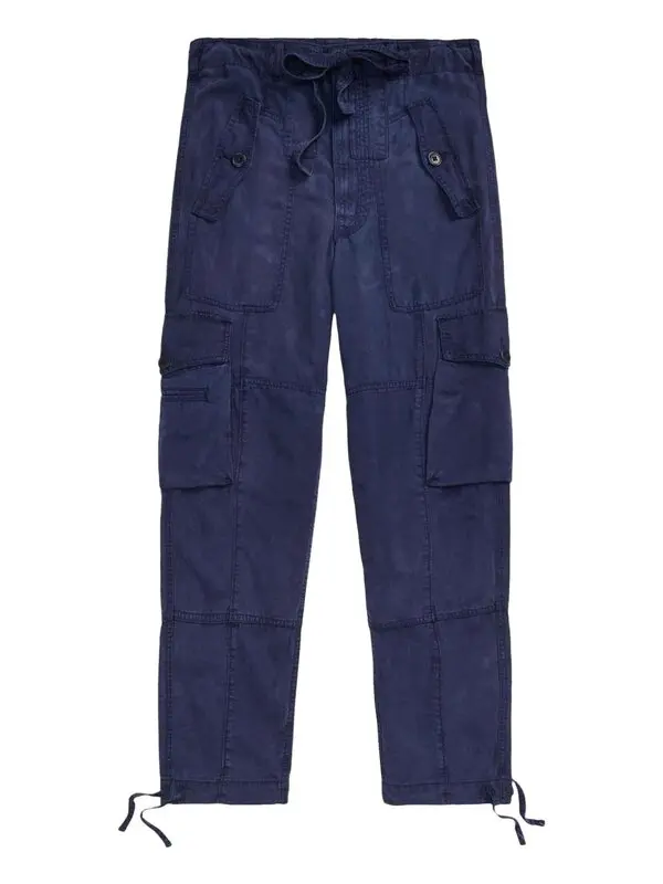 Polo Ralph Lauren Tapered-leg Cargo Trousers - Blue