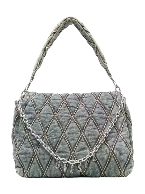 DIESEL® Large Charm-d Shoulder Bag - Blue