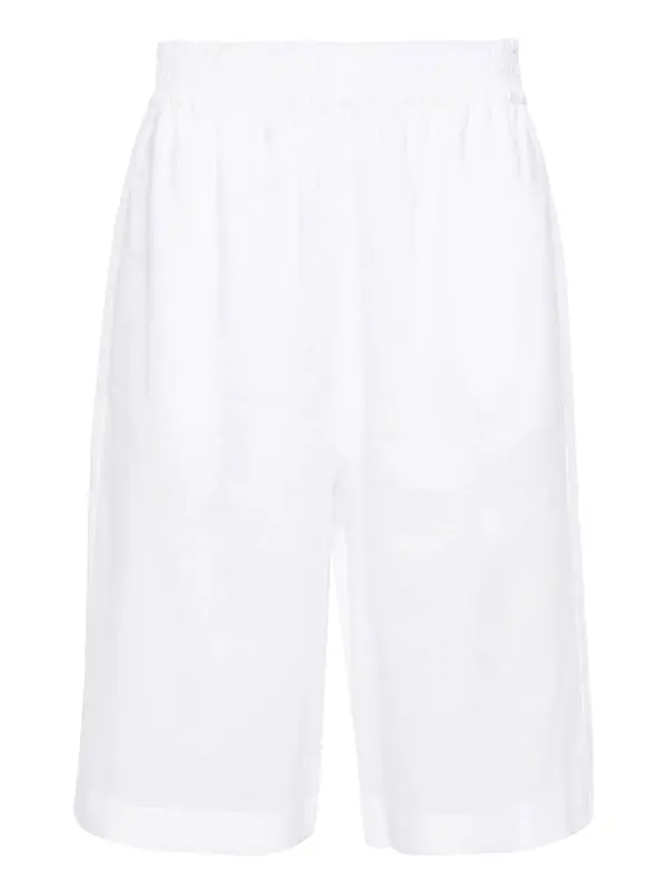 Fabiana Filippi Linen Knee-length Shorts - White