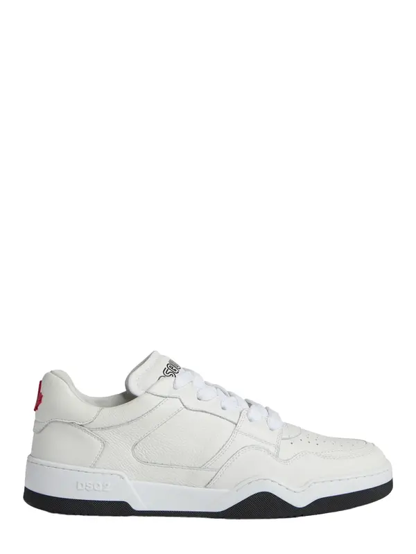 Dsquared2 Perforated Leather Sneakers - White