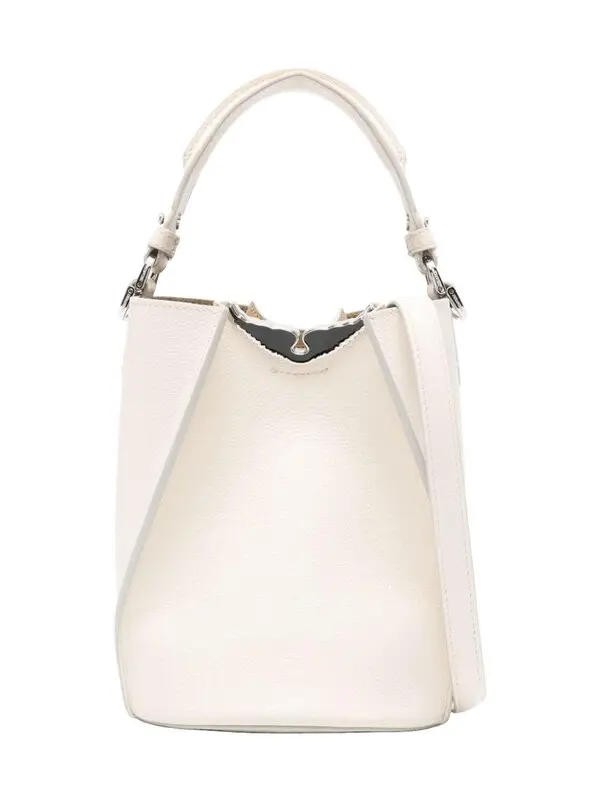 Zadig&Voltaire Borderline Leather Bucket Bag - Neutrals